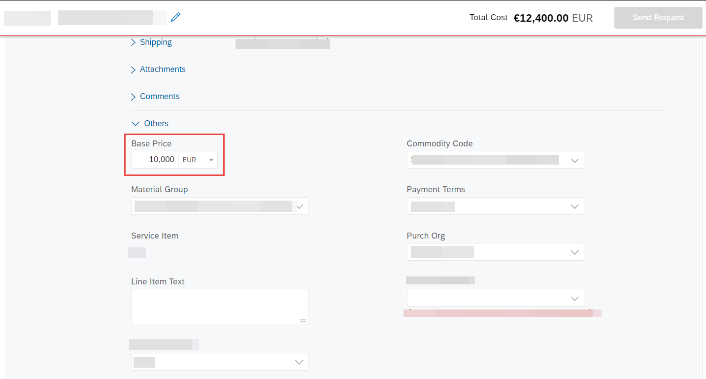 Can't edit unit price for a partial catalog item on the requisition ...
